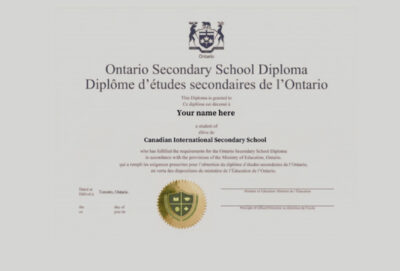OSSD – Canadian International Secondary School